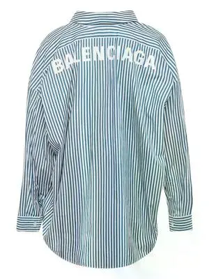 Balenciaga Striped Cotton Shirt