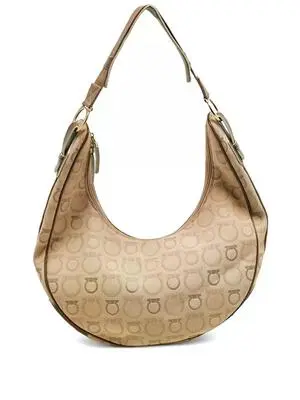 FERRAGAMO Gancini-pattern Shoulder Bag