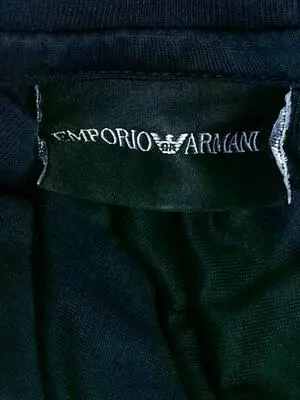 Emporio Armani Embroidered Crew-neck T-shirt