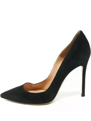GIANVITO ROSSI Suede Pumps - Black