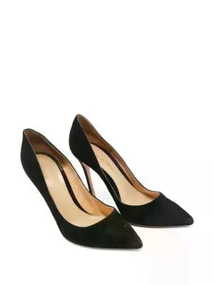GIANVITO ROSSI Suede Pumps - Black
