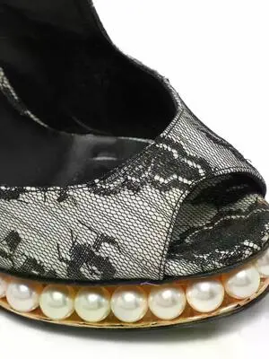 NICHOLAS KIRKWOOD Lace Platform Sandals