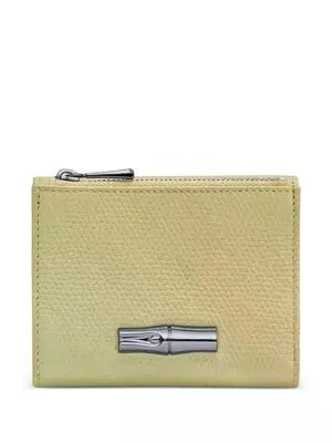 Longchamp Le Roseau Compact Wallet - Neutrals