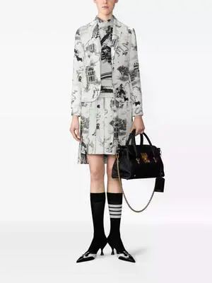 Thom Browne Pleated Mini Skirt - White