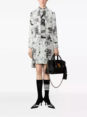 Thom Browne Pleated Mini Skirt - White