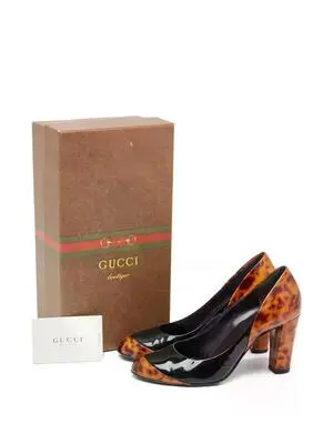 Gucci 75mm Patent-leather Pumps