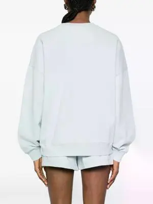 ANINE BING Miles Logo Sweatshirt - Blue
