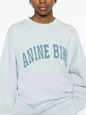 ANINE BING Miles Logo Sweatshirt - Blue