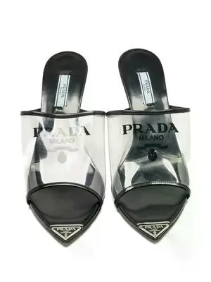 Prada Logo Open-toe Sandals