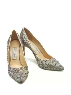 JIMMY CHOO Floral Lace Romy Pumps