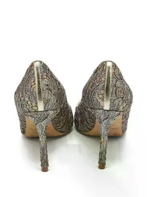 JIMMY CHOO Floral Lace Romy Pumps