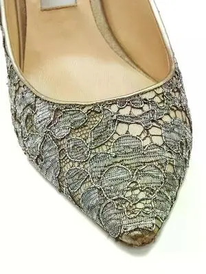 JIMMY CHOO Floral Lace Romy Pumps