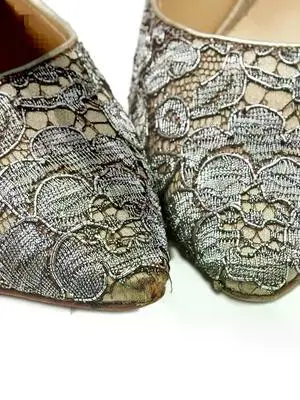 JIMMY CHOO Floral Lace Romy Pumps