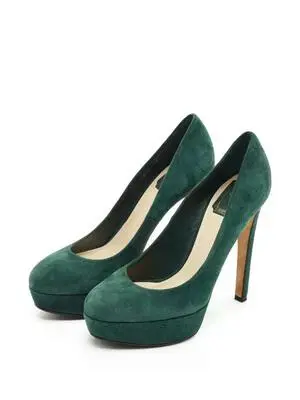 Dior Platform Suede Pumps