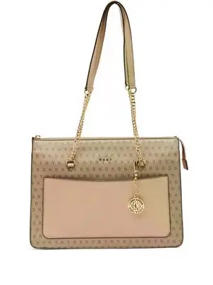 Dkny Monogram Logo-plaque Tote