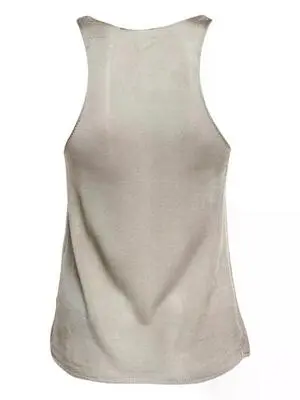 Elisabetta Franchi Ribbed-knit Tank Top - Grey