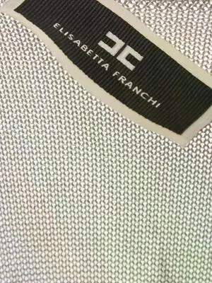 Elisabetta Franchi Ribbed-knit Tank Top - Grey