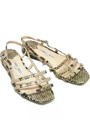 Jimmy Choo Embossed Sandals For Women