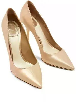 Dior Cherie Pointed-toe Pumps - Neutrals