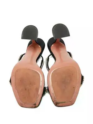 Amina Muaddi Gilda Crystal-embellished Sandals
