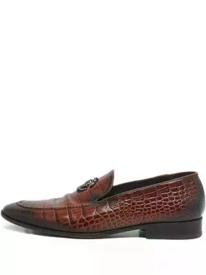 Roberto Cavalli Logo Loafers