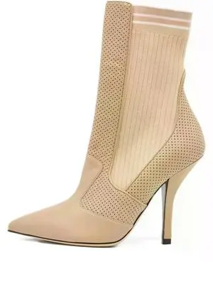 Fendi Mid Heel Boots For Women