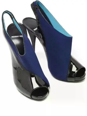Pierre Hardy 120mm Patent-leather Slingback Pumps - Black