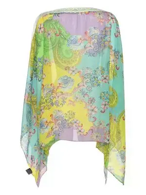 Etro Paisley Print Silk Blouse