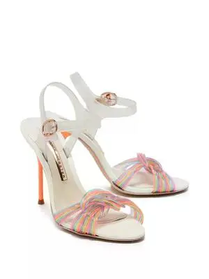 SOPHIA WEBSTER 105mm Knot-detailing Heeled Sandals