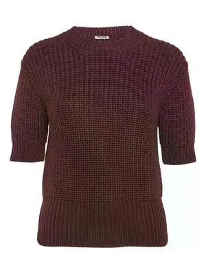 Miu Miu Ribbed T-shirt