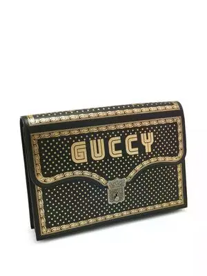 Gucci Gold Tone Clutches