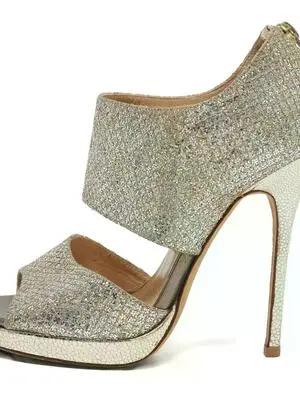 JIMMY CHOO Metallic Platforms