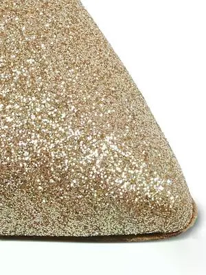 GIANVITO ROSSI 105mm Plexi Glitter-embellished Pumps - Gold