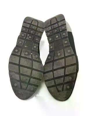 Balenciaga Mesh-panelled Sneakers - Black