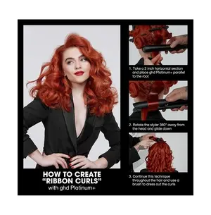 GHD Platinum Styler 1" Flat Iron - Black
