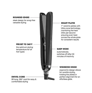 GHD Platinum Styler 1" Flat Iron - Black