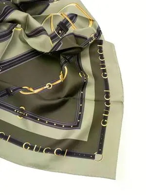 Gucci Printed Silk Scarf