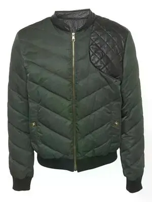 VERSUS Quilted Leather Jacket
