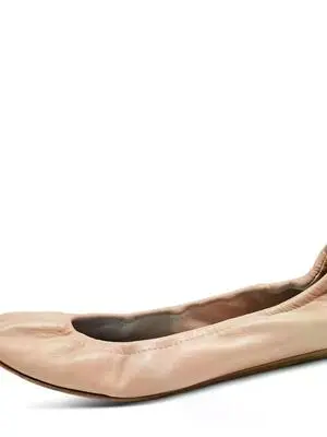 LANVIN Leather Ballerina Flats