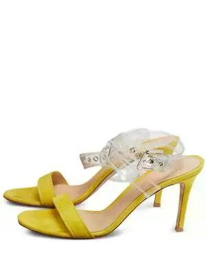 GIANVITO ROSSI Stella Ankle-strap Heeled Sandals - Yellow
