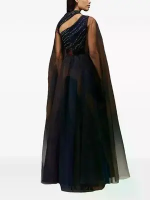 THA SEEN Sequin-embellished Maxi Dress