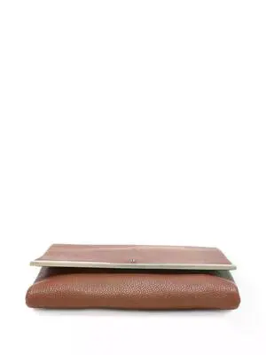 Carolina Herrera Chain Leather Clutch