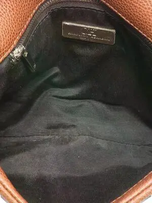 Carolina Herrera Chain Leather Clutch