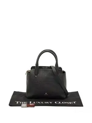 AIGNER Cybill Textured-leather Tote Bag