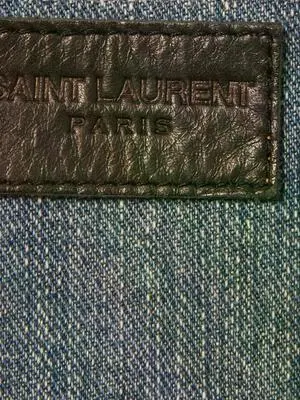 Saint Laurent Appliqué Denim Jacket