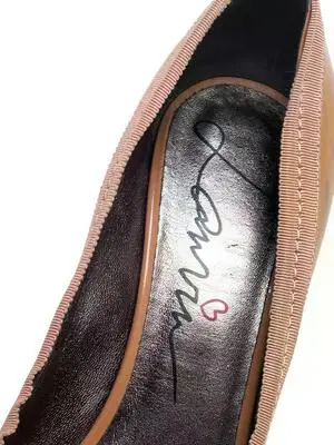 LANVIN Bow-detail Patent-leather Pumps