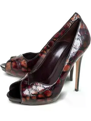 Alexander McQueen 130mm Leather Heeled Pumps