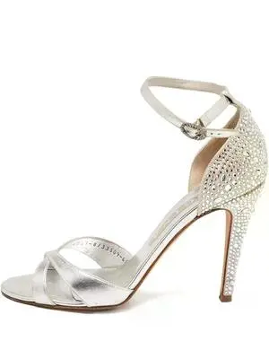 GINA Sandals Leather - Silver