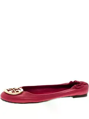 Tory Burch Leather Ballet Flats - Pink