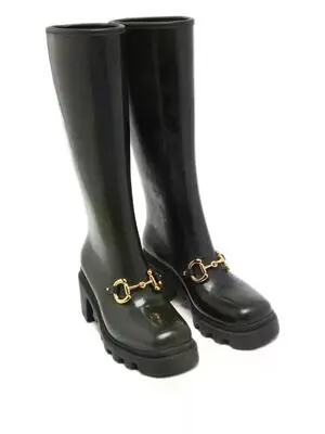 Gucci Horsebit Rain Boots - Black
